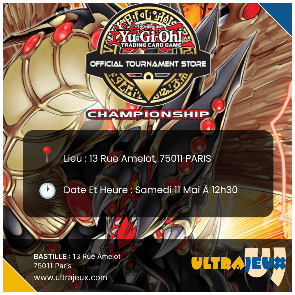 OTS Championship - Samedi 11/05/2024 - Gestion Boutique IRL - Yu-Gi-Oh