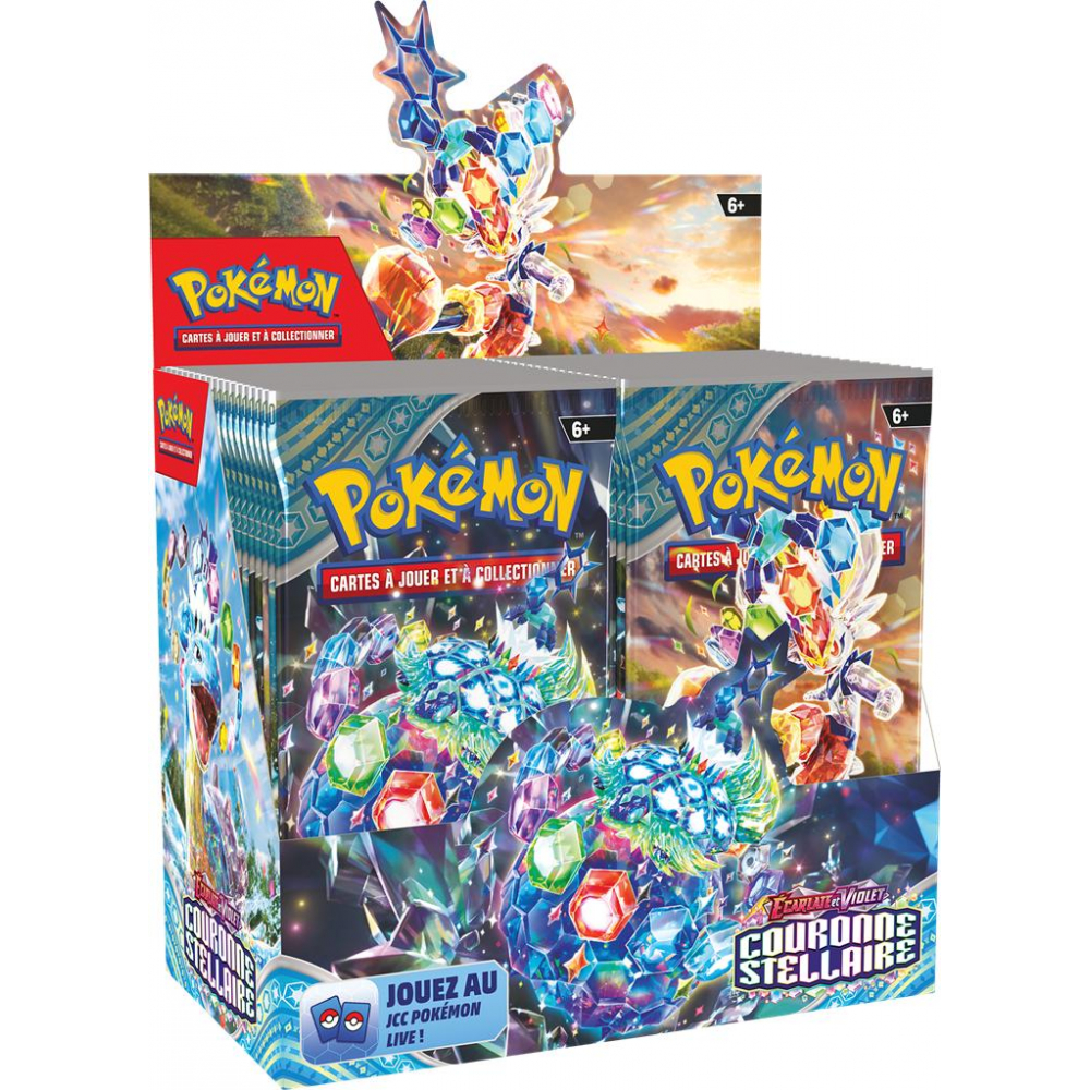 Display 36 Boosters EV07 - Ecarlate et Violet - Couronne Stellaire - B