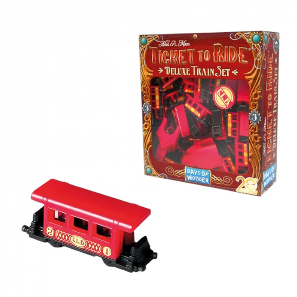 Gestion Les Aventuriers Du Rail : Deluxe Train Set Rouge Les Aventurie