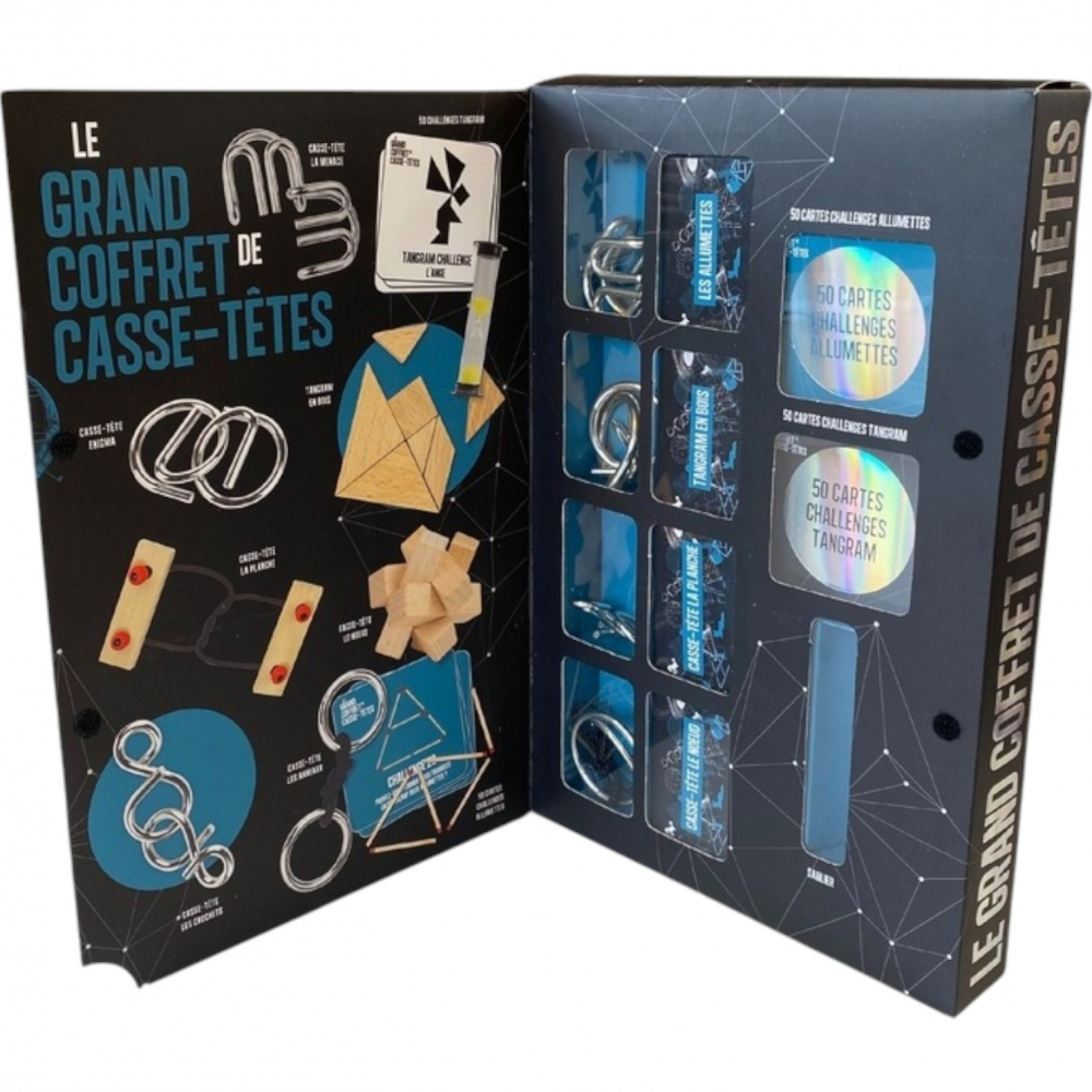 Le Grand Coffret de Casse-Têtes - Jeux de Société - Réflexion - Casse-