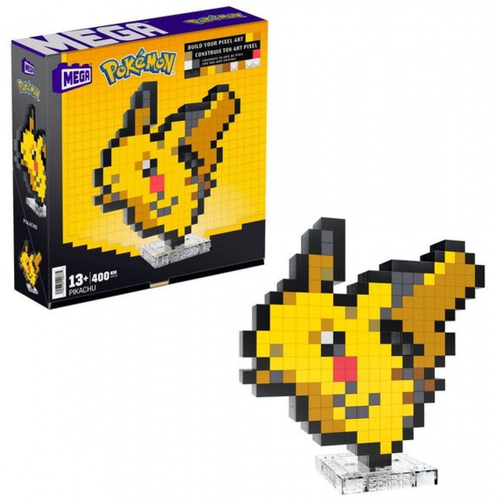 Créatif Pixel Art - Pokémon - Pikachu Pokémon - UltraJeux