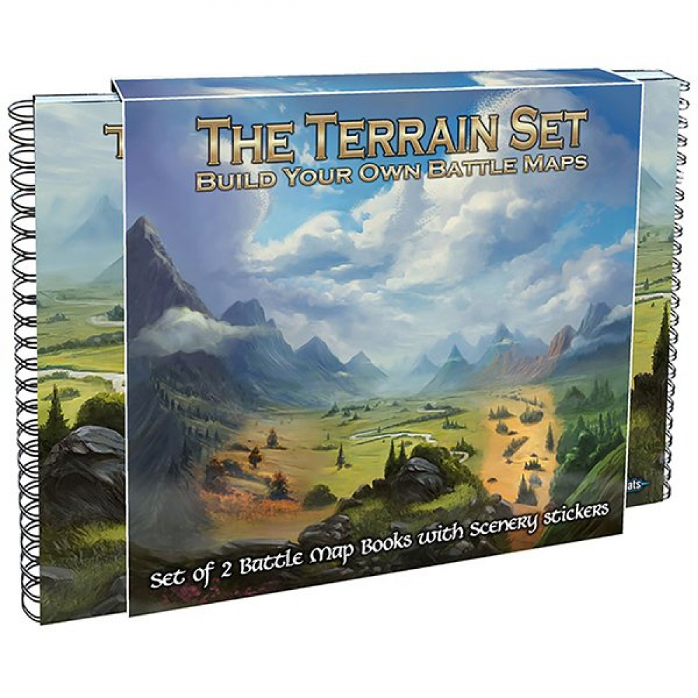 The Terrain Set Build Your Own Battle Map Kit - Jeux de Rôle - Jeu de