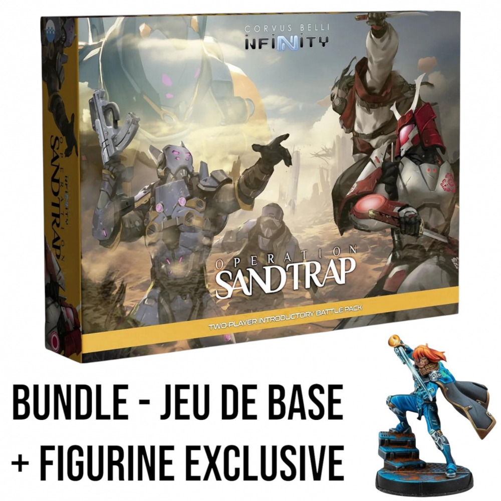 Infinity - Battle Pack Operation Sandtrap (en français) + Boîte Figuri