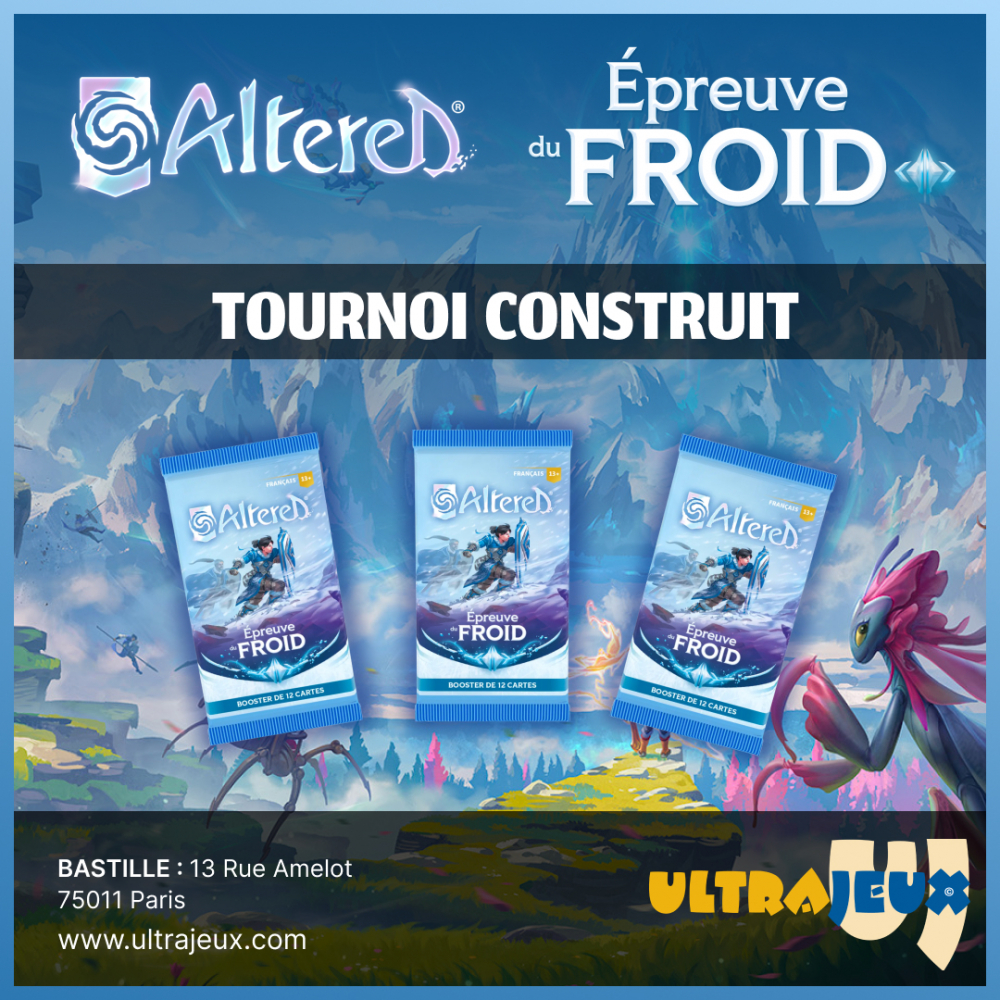 Evénements Bastille - Tournoi Construit - Mardi 4 Février 2025 à 19h00