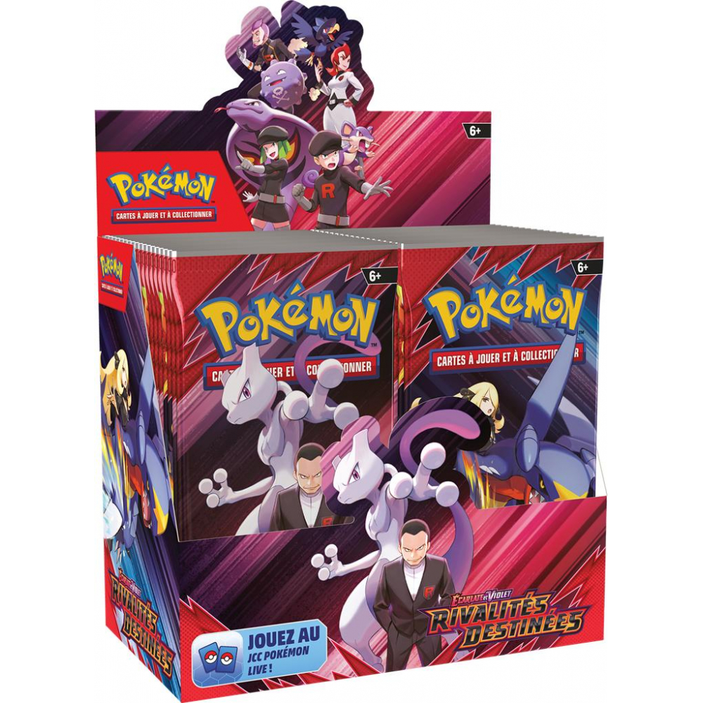 Pokémon Display 36 Boosters EV10 - Ecarlate et Violet - Rivalités Dest