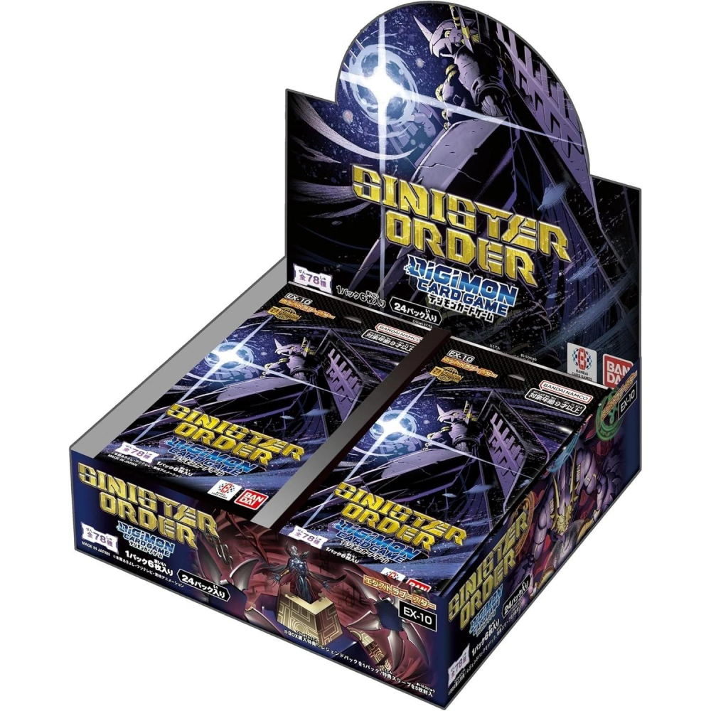 Digimon Card Game Boite de 24 Boosters - EX10 - Sinister Order - Carte