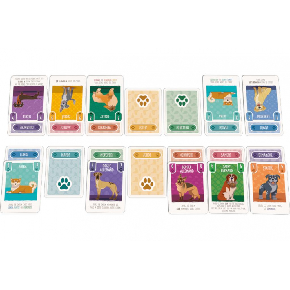Woof Days - Jeux de Société - Jeu à Deux - Jeu de Cartes