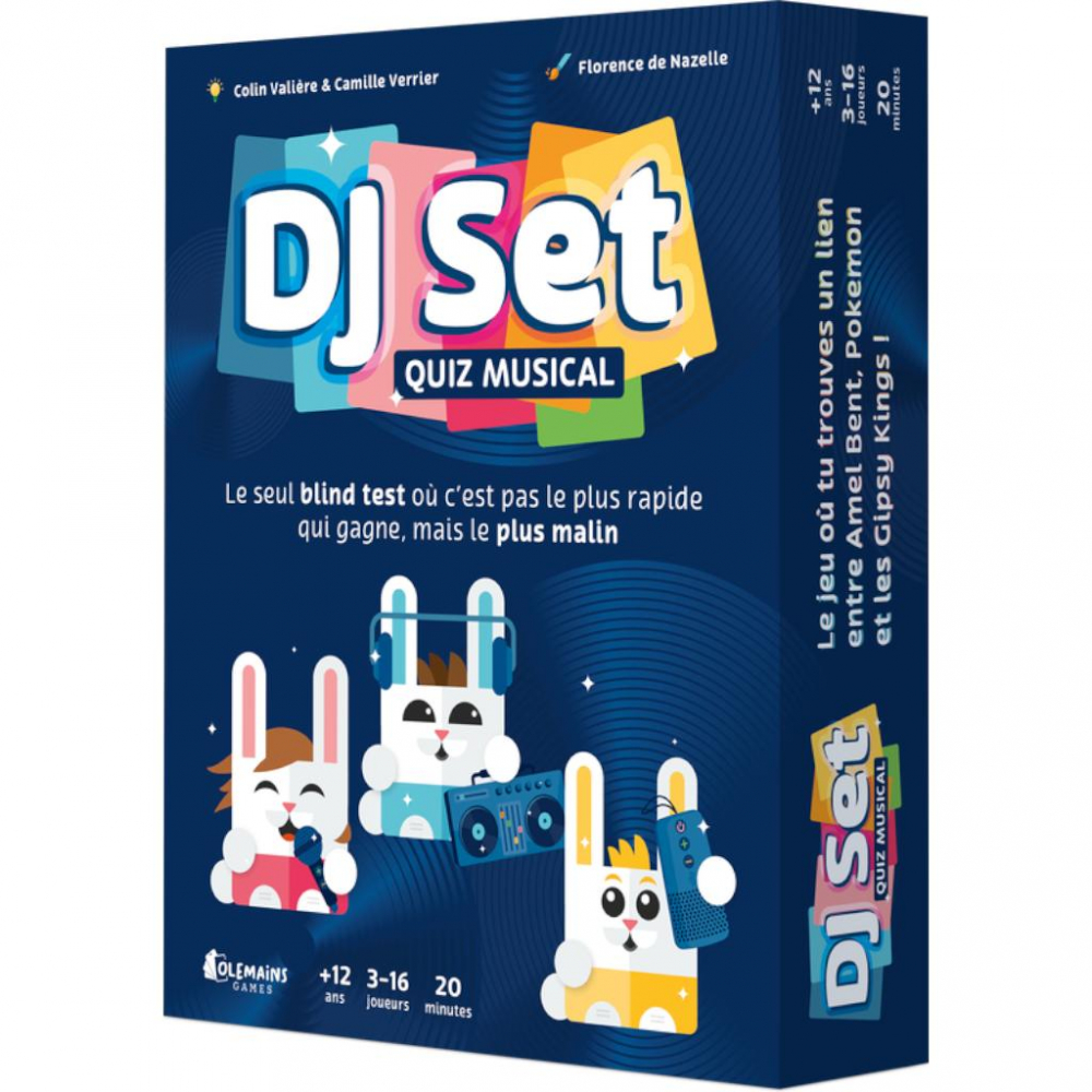Dj Set - Quiz Musical - Jeux de Société - en Famille - Jeu de Cartes