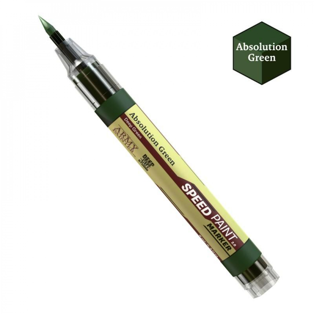 Army Painter - Speedpaint Marker - Absolution Green - Jeux de Figurine