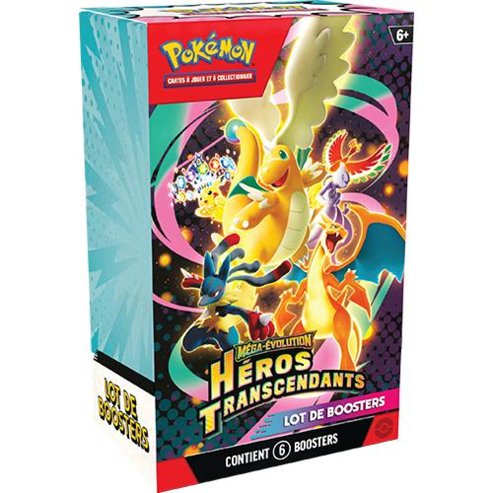 ME2.5 Méga-Évolution - Héros Transcendants - Bundle de 6 Boosters - Po