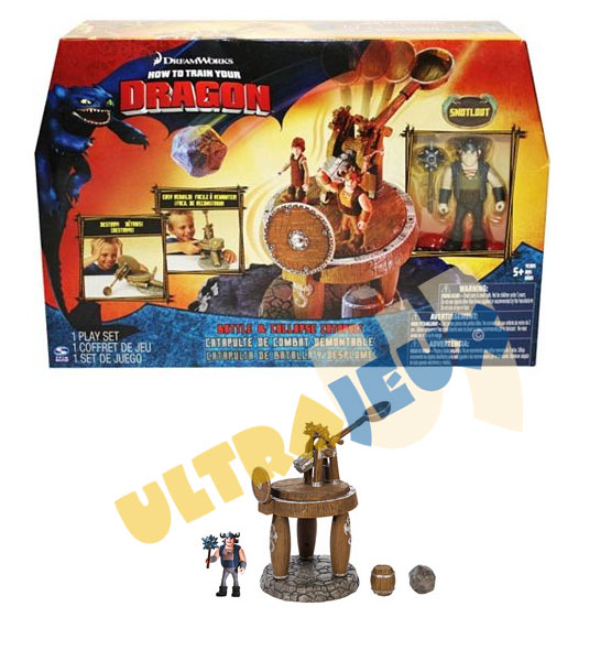 Catapulte De Combat De Rustik - Snotlout Dragons - UltraJeux