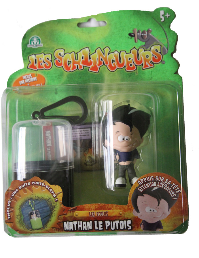Personnage Avec Boite - Nathan Le Putois Les Schlingueurs - UltraJeux