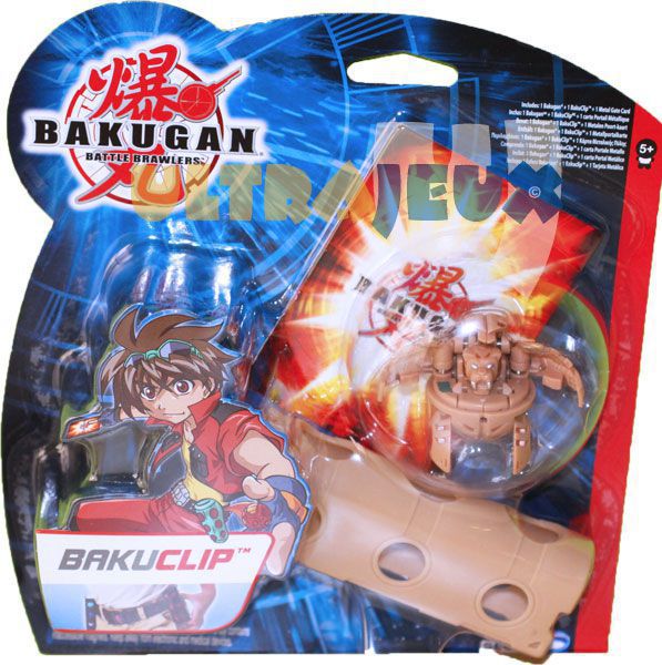 Bakuclip Solid + Bakugan Marron Bakugan - UltraJeux