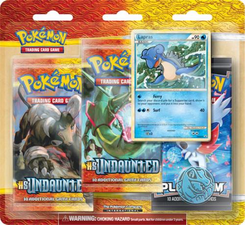Pack 3 Boosters - Heartgold Soulsilver Undaunted - Lohklass Pokémon