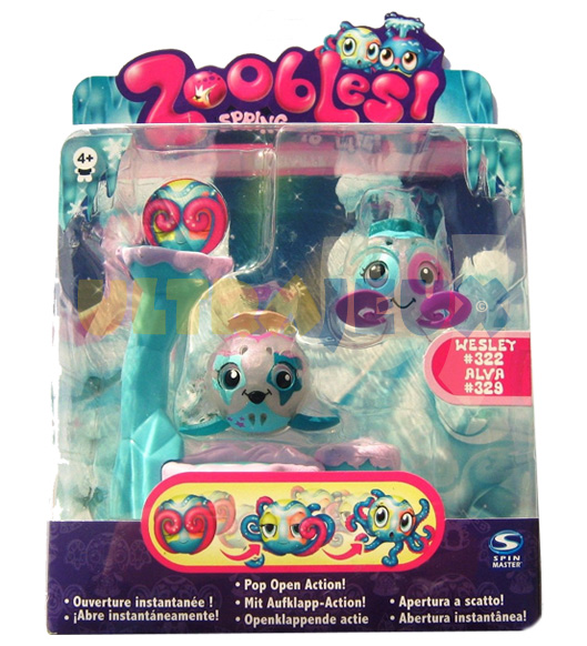 2 Zoobles Et Leur Happitat #322 Wesley & #329 Alva Zoobles - UltraJeux