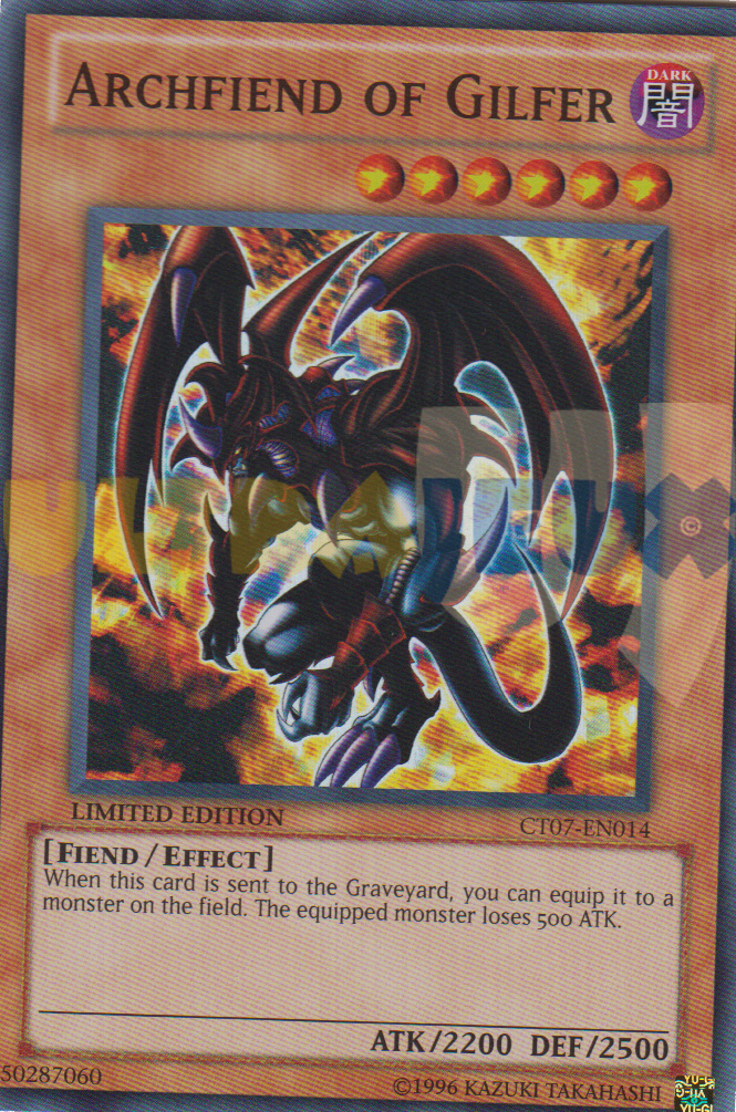 Archfiend Of Gilfer - Archdémon De Gilfer (ct07 Us) Yu-Gi-Oh! - UltraJ