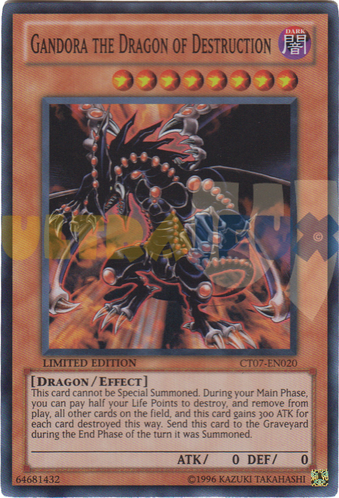 Gandora The Dragon Of Destruction (ct07) Yu-Gi-Oh! - UltraJeux
