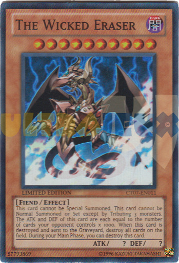 The Wicked Eraser (ct07) Yu-Gi-Oh! - UltraJeux