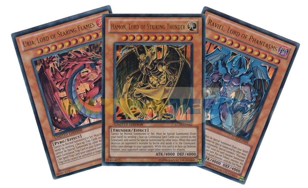 Uria - Hamon - Raviel - Les 3 Bêtes Sacrées (en Anglais) Yu-Gi-Oh! - U