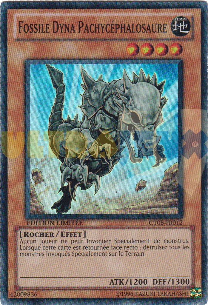 Ct08 - Fossile Dyna Pachycéphalosaure Yu-Gi-Oh! - UltraJeux