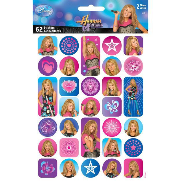 Planche De 62 Stickers "hannah Montana" - UltraJeux
