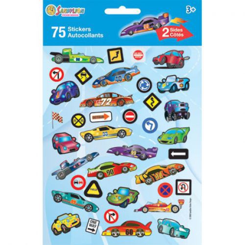 Planche De 75 Stickers "voitures" - UltraJeux