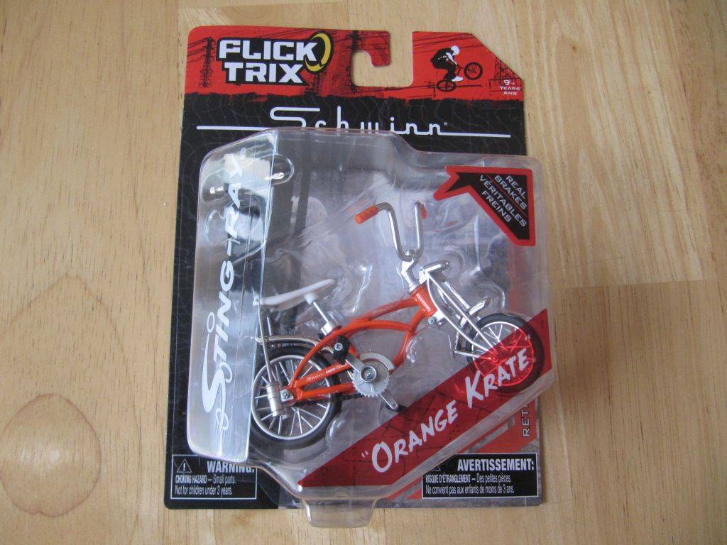 Finger Bike Bmx - Schwinn - Orange Krate - Jeux de Figurines - Flick T