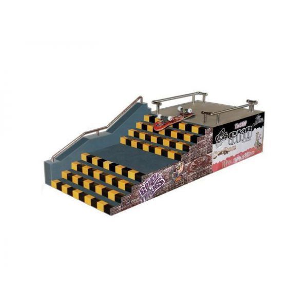 Grip And Tricks Fun Box + Stairs + 1 Fingerskate Spirit Riders - Ultra