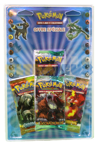 Produit Spécial Pack 4 Boosters Heartgold Soulsilver Pokémon - UltraJe
