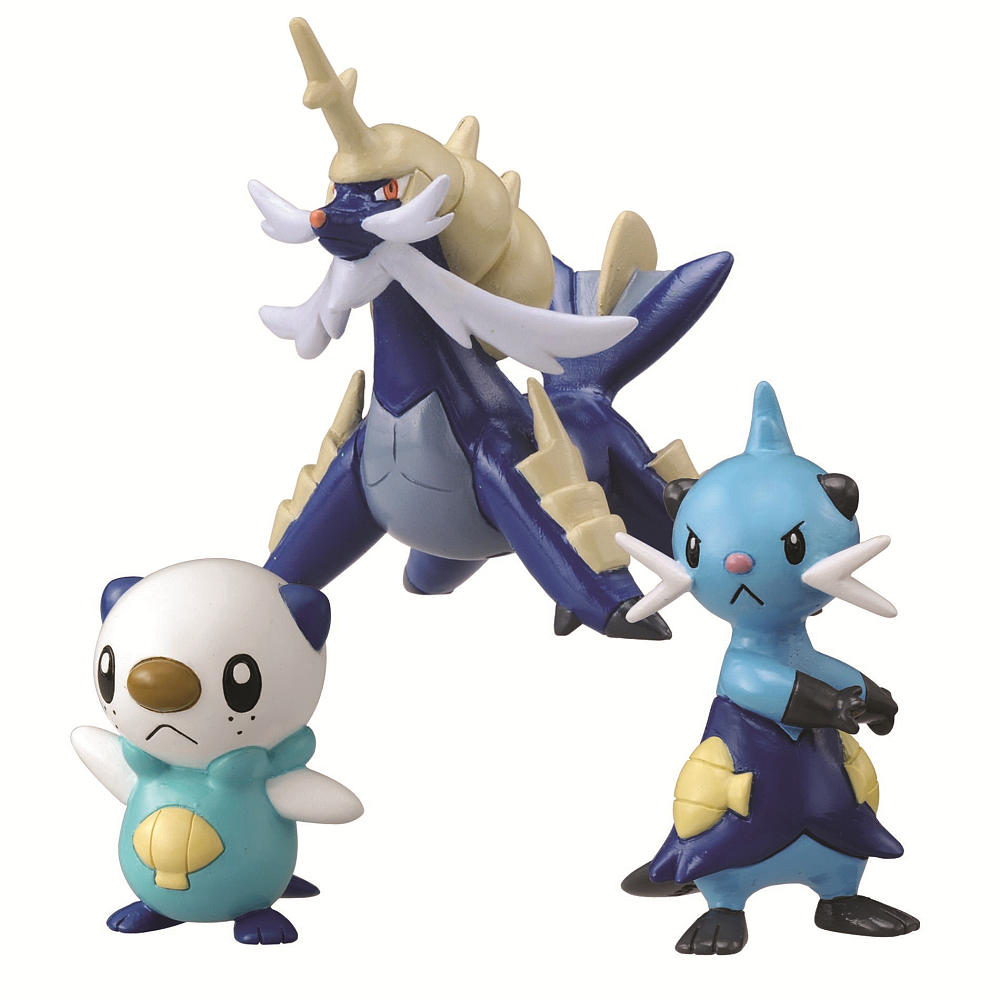 Figurines Pack De 3 Figurine Évolution Pokemon Moustillon/mateloutre ...