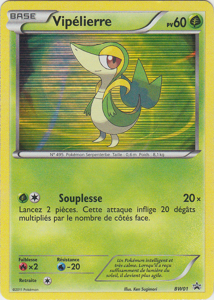 Produit Spécial Bw01 - Vipélierre Pokémon - UltraJeux