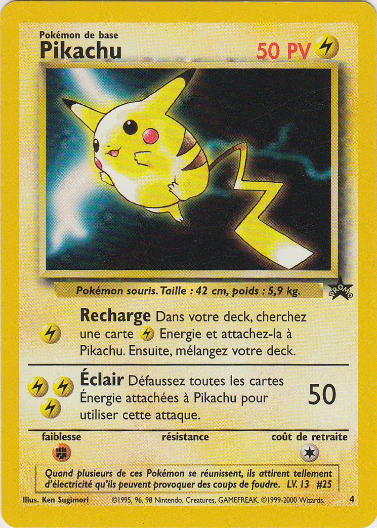 Carte pokÃ©mon pikachu