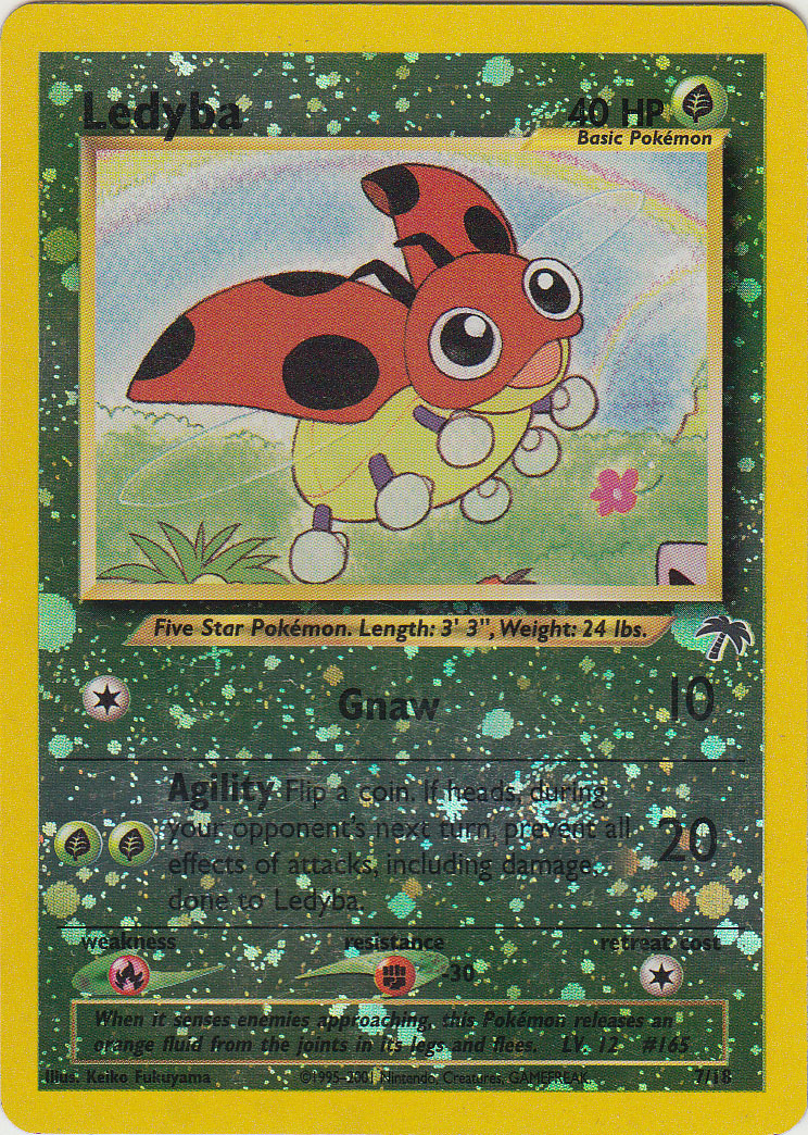 Pokémon Carte Southern Islands Collection Ledyba (coxy En Anglais) - C