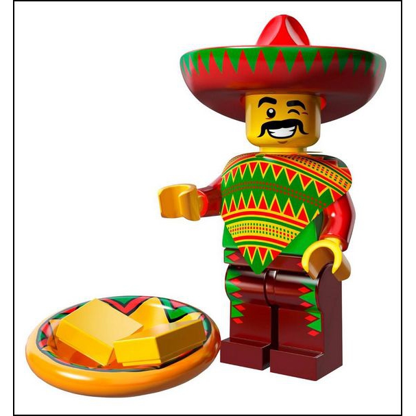 Minifigures The Lego Movie - 12 - Mr Mardi Mexicano - Jeux de Figurin