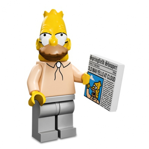 Minifigures The Simpsons - 06 - Grand-père Abraham Simpson LEGO - UltraJeux