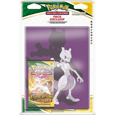 Portfolio Mewtwo - A5 - 4 Cases - 1 Booster EB07 Evolution Céleste ...