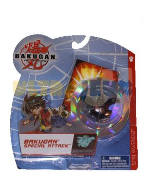 Booster Pack Bakugan Attaque Spéciale - Spin Ravenoid Darkus Bakugan ...