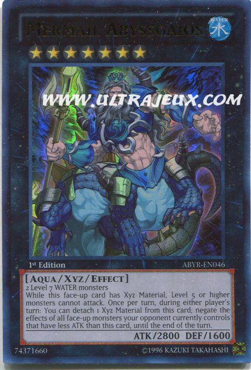Mermail Abyssgaios (ABYR-EN046) - Carte Yu-Gi-Oh! Abyss Rising - Carte