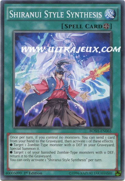 Shiranui Style Synthesis (BOSH-EN065) [Carte Yu-Gi-Oh! Cartes à l'Unité ...