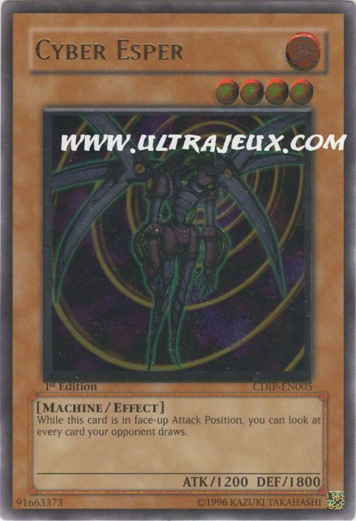 Cyber Esper (CDIP-EN005-UL) - Carte Yu-Gi-Oh! Cyberdark Impact - Carte