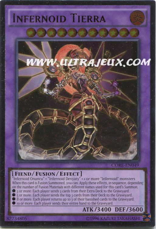 Infernoid Tierra (CORE-EN049-UL) - Carte Yu-Gi-Oh! Clash of Rebellions