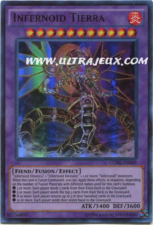 Infernoid Tierra (CORE-EN049) - Carte Yu-Gi-Oh! Clash of Rebellions