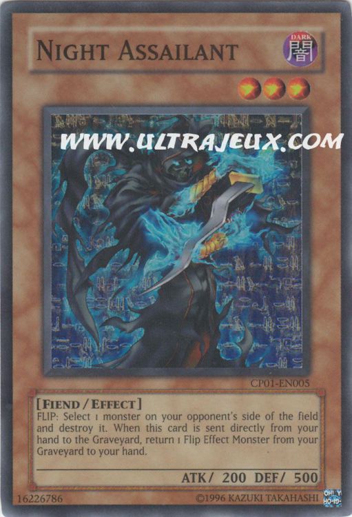 Night Assailant (CP01-EN005) - Carte Yu-Gi-Oh! Champion Pack: Game One