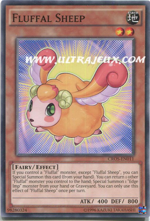 Fluffal Sheep (CROS-EN011) - Carte Yu-Gi-Oh! Crossed Souls - Cartes à