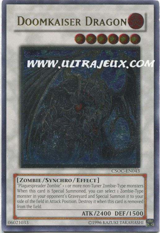 Doomkaiser Dragon (CSOC-EN043-UL) - Carte Yu-Gi-Oh! Crossroads of Chao