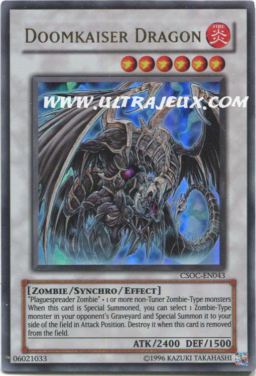 Doomkaiser Dragon (CSOC-EN043) - Carte Yu-Gi-Oh! Crossroads of Chaos