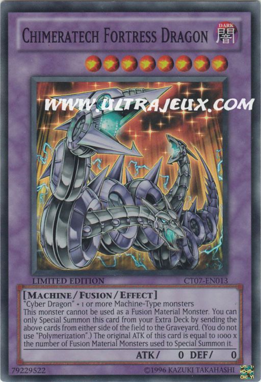 Chimeratech Fortress Dragon (CT07-EN013) - Carte Yu-Gi-Oh! 2010 Collec