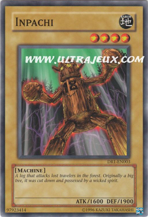 Inpachi (DR1-EN003) - Carte Yu-Gi-Oh! Dark Revelation Volume 1 - Carte