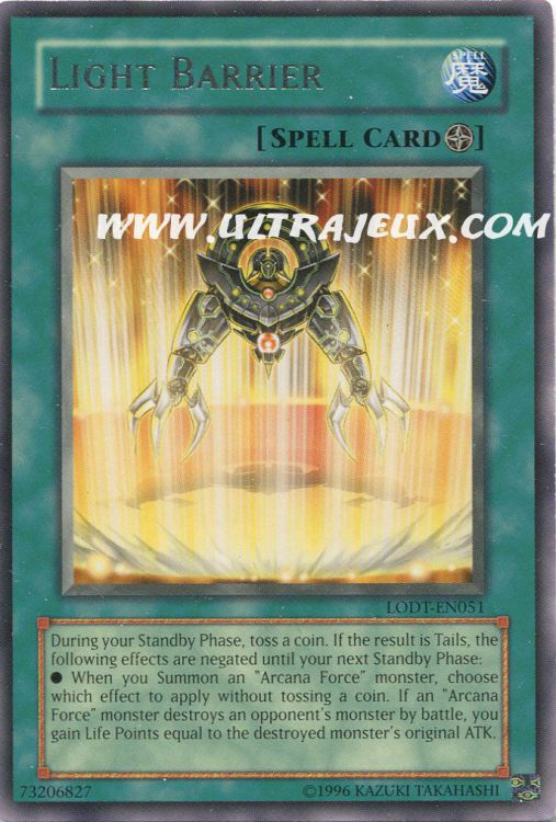 Light Barrier (LODT-EN051) - Carte Yu-Gi-Oh! Light of Destruction - Ca