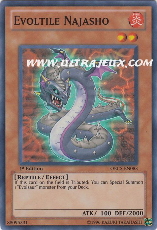 Evoltile Najasho (ORCS-EN083) - Carte Yu-Gi-Oh! Order of Chaos - Carte